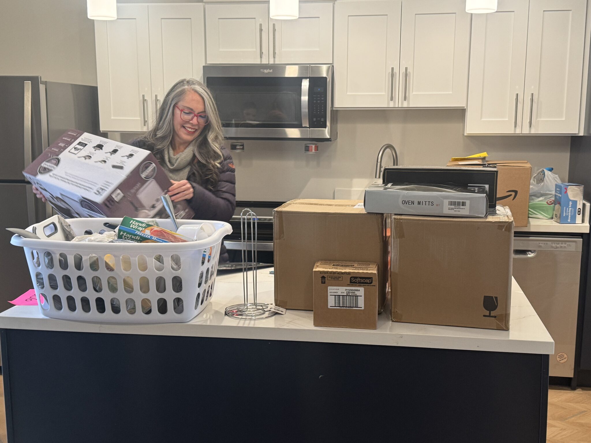 Local organizations stock KCDC’s Liberty Place units with household ...